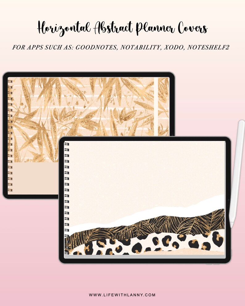 Digital Planner Covers | Landscape Covers for Goodnotes - Notability ...