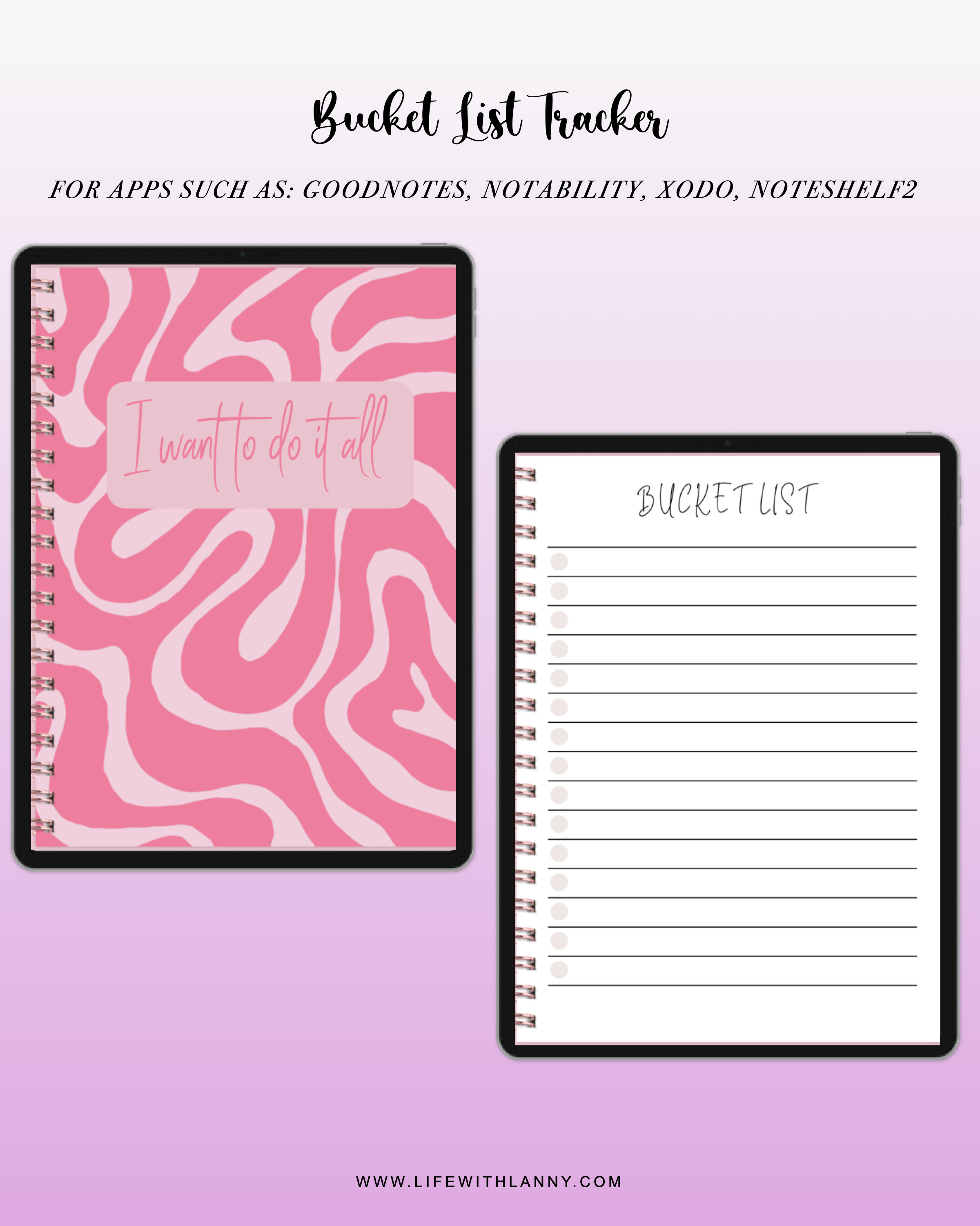 The Ultimate Digital List Bundle | Digital Lists and Trackers | Instant ...