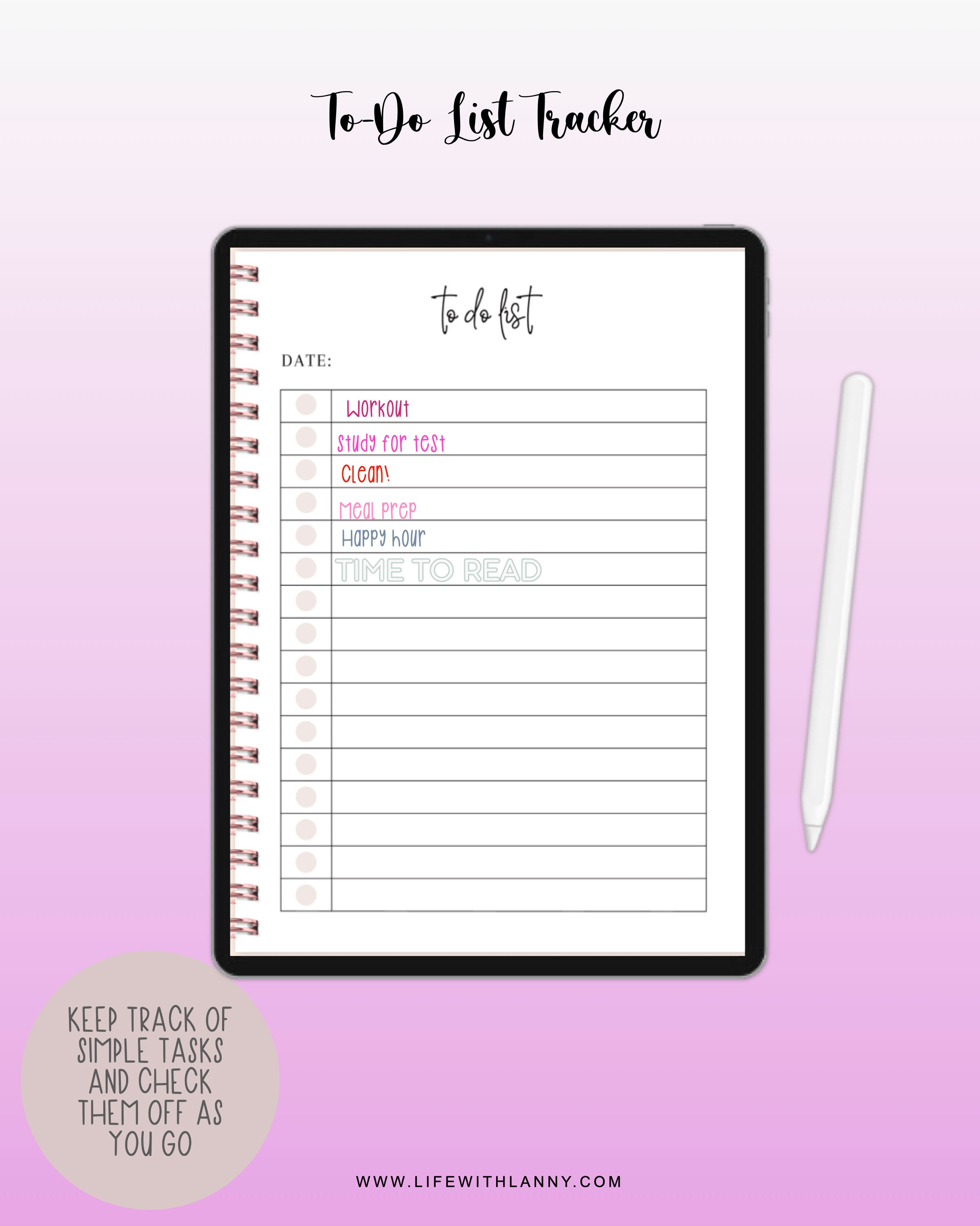 The Ultimate Digital List Bundle | Digital Lists and Trackers | Instant ...