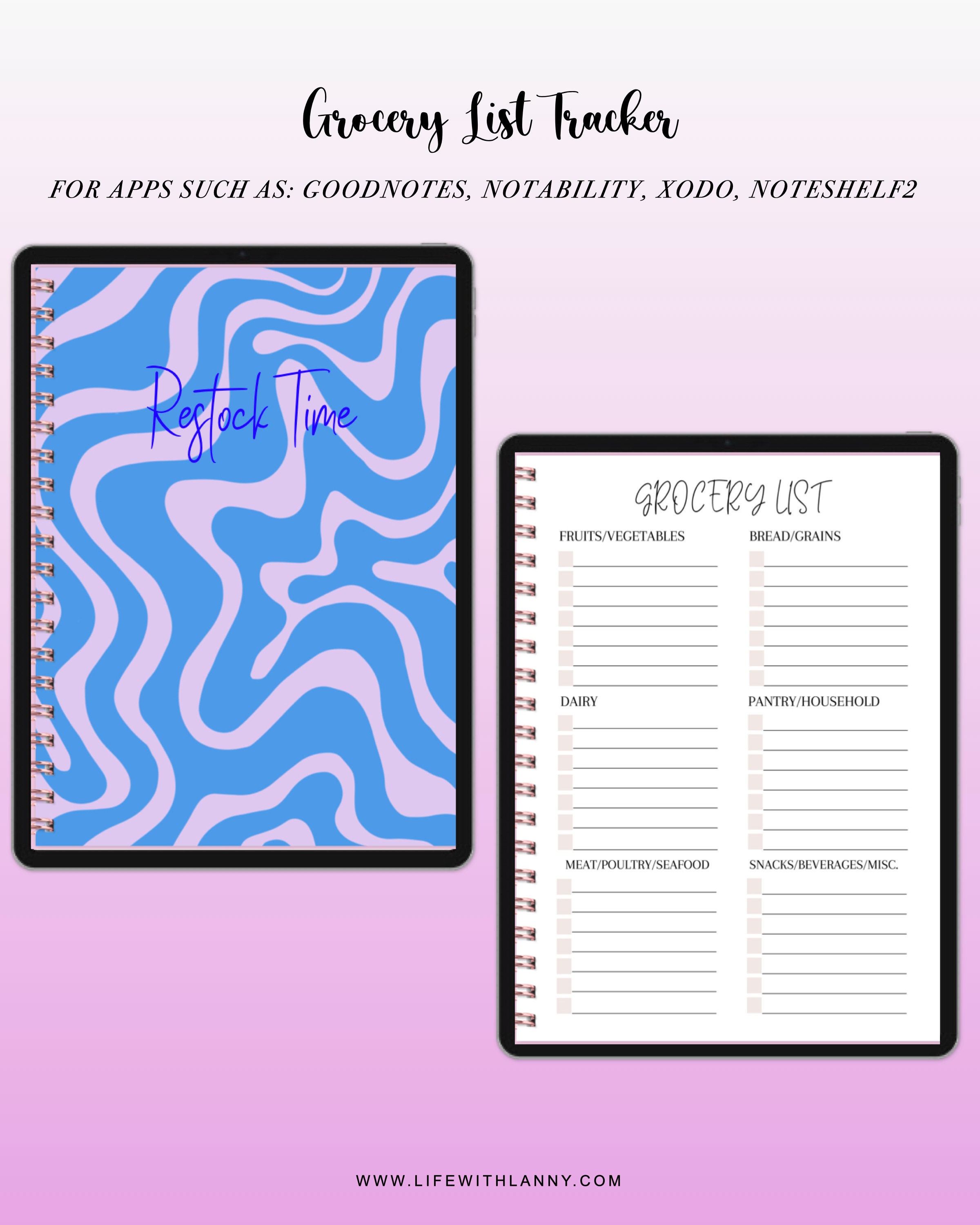 The Ultimate Digital List Bundle | Digital Lists and Trackers | Instant ...
