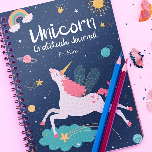 Unicorn Gratitude Journal for Kids/girls. Printable PDF in A4 - Etsy
