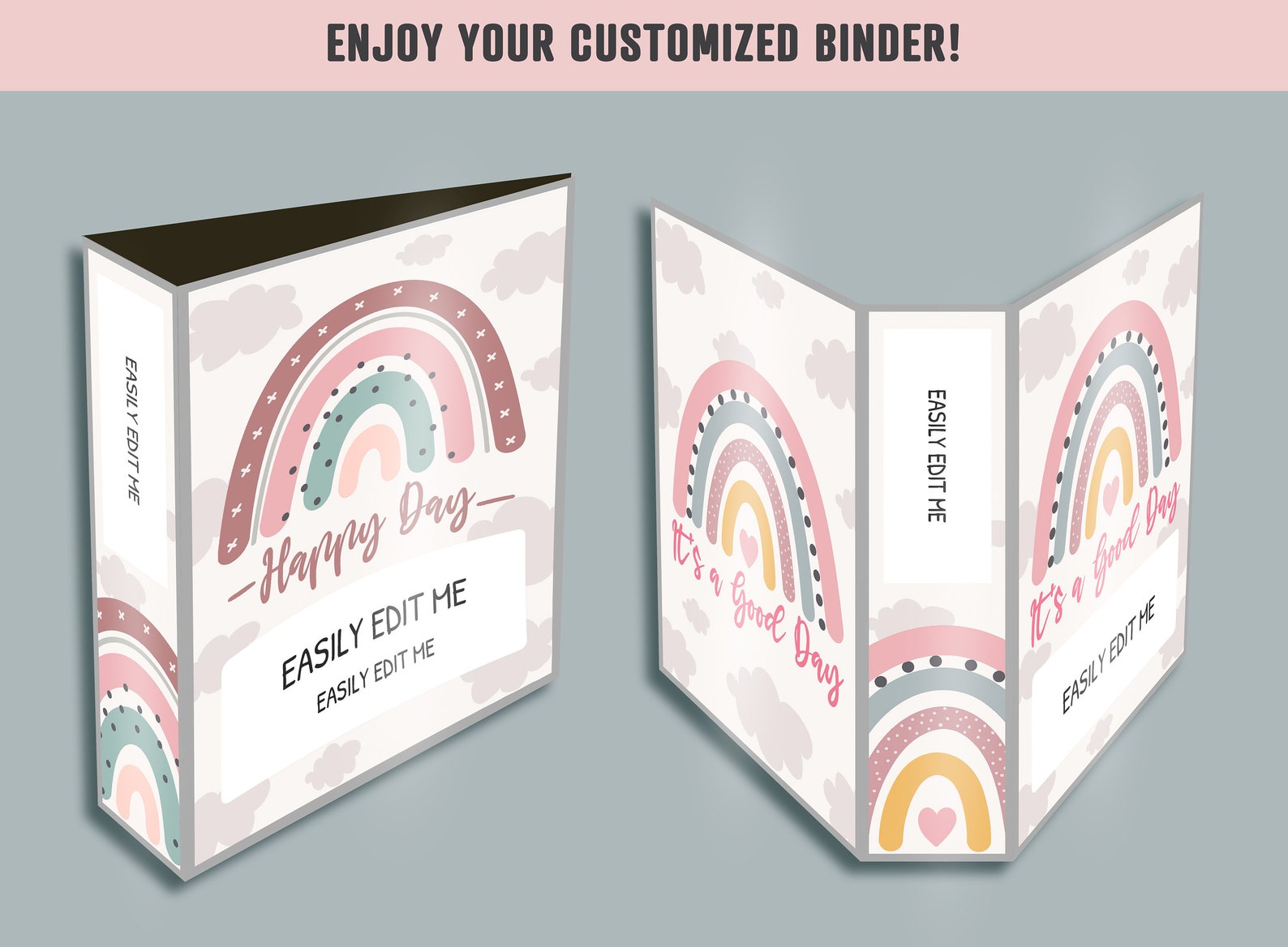 Binder Cover Printable 10 Coversspines Printable Editable - Etsy