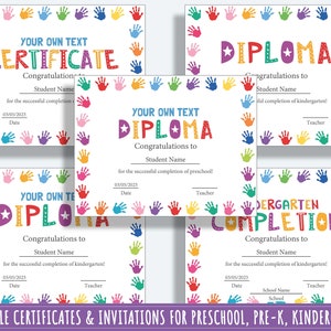 37 Editable Pages of Completions, Diplomas, Certificates, and ...