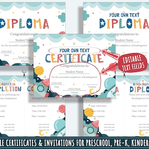 Galactic Achievements: 37 Pages of Planets and Space-themed Diplomas ...