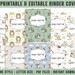 Animal Binder Cover, 10 Printable & Editable Covers+spines, Binder ...
