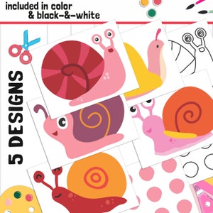 Snail Name Craft Activity: Spring/back to School Bulletin Board, 40 ...