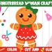 Gingerbread Woman Craft Activity for Kids: Color, Cut, and Glue, PDF ...