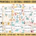 Dinosaur Binder Cover for Boys/girls 10 Printable & Editable - Etsy