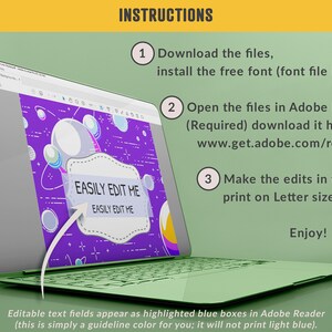 Space Backgrounds Binder Cover, 10 Printable/editable Binder Covers ...