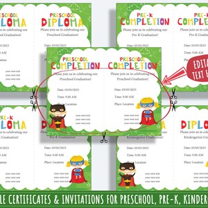 37 Pages of Superhero-themed Diplomas, Certificates, and Invitations ...