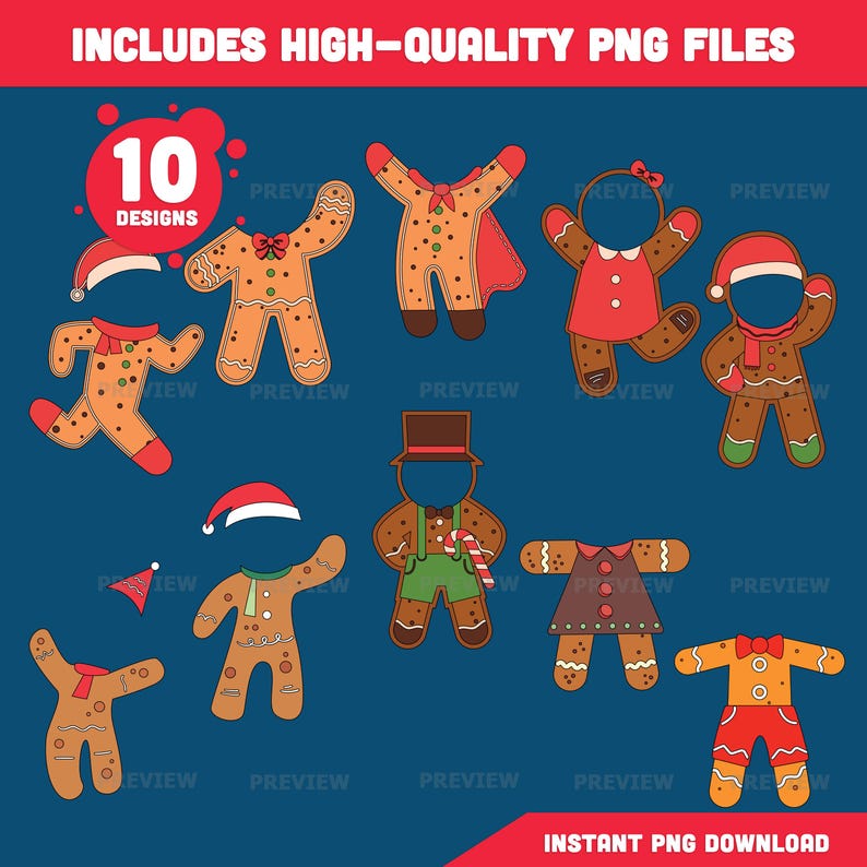 Gingerbread Man Craft Template – Add Your Photo, Winter Body Craft With ...