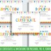 Fun and Colorful Certificate and Invitation Collection: 37 Editable ...