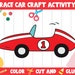 Race Car Craft Activity - Color, Cut, and Glue for Prek to 2nd Grade ...