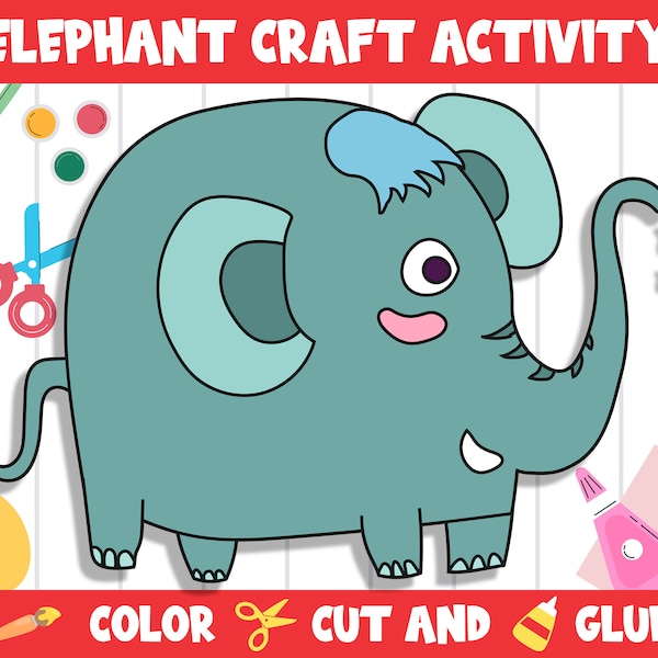 Elephant on Ball - Etsy