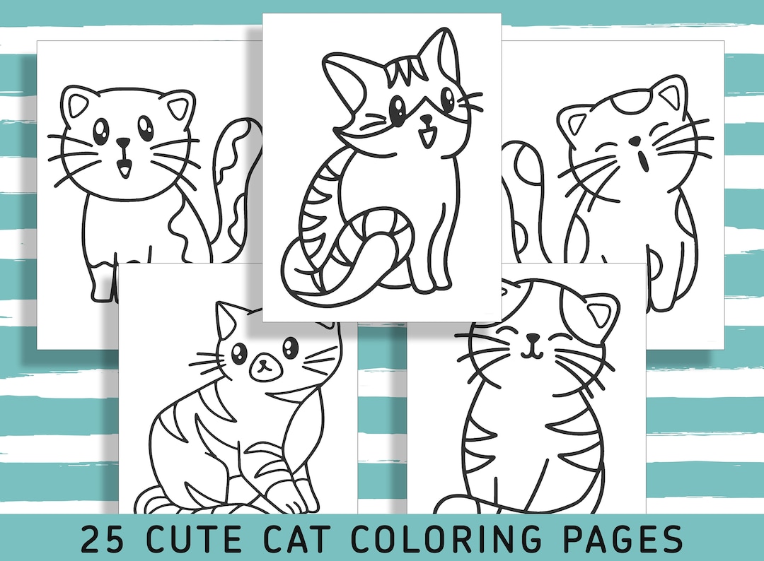 Lulu Kitty Coloring Pages