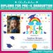 Personalized Pre-k Diploma Template With Photo: Editable Letter Size ...