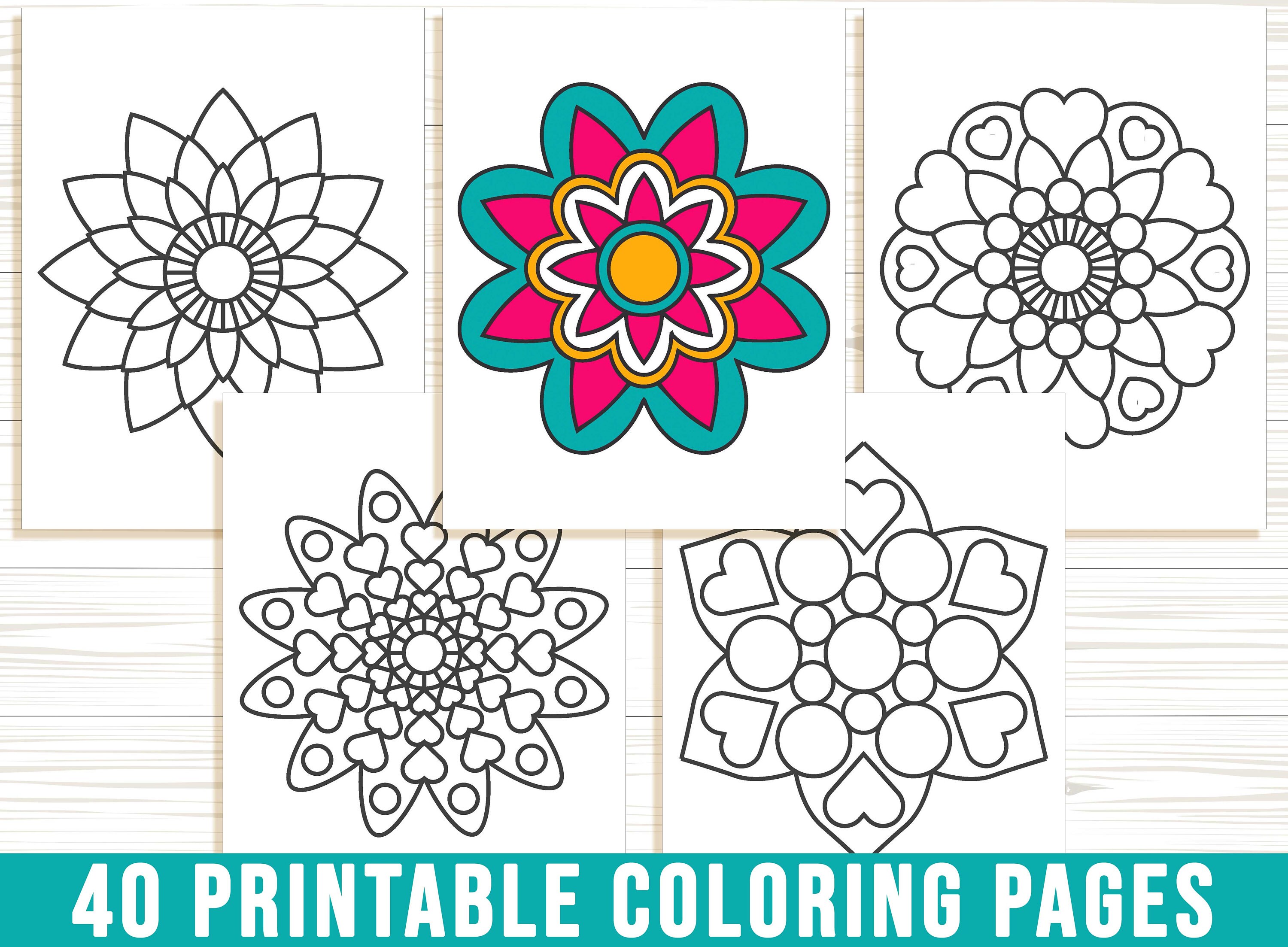 11 Easy Coloring Pages For Seniors In 2022 Happier Human Free 