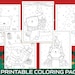 Christmas Coloring Pages 40 Printable Christmas Coloring Pages for Kids ...