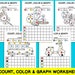 40 Count, Color & Graph Worksheets, Count and Graph Shapes Worksheets ...
