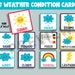 Daily Weather Cards, Weather Graph and Weather Chart Labels for ...