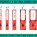 Christmas Binder Cover, 10 Printable & Editable Coversspines, Binder ...