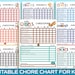 Fun and Functional Chore Chart for Teens: 8 Adorable Designs, Printable ...
