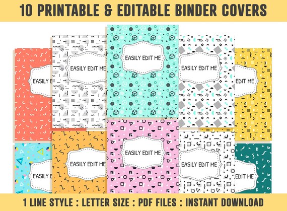 Boy Math Binder Cover