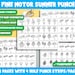 Fine Motor Summer Punch, Summer Time Hole Punch Activities for Task ...