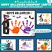 Happy Halloween Handprint Crafts: 5 Printable Designs, Turn Little ...