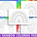 25 Delightful Rainbow Coloring Pages for Kids Perfect for Preschool ...