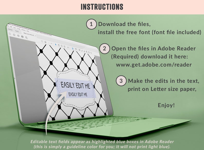 Black and White Backgrounds Binder Cover 10 Printable & - Etsy