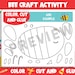 Cute Bee Craft Activity Color, Cut, and Glue for Prek to 2nd Grade, PDF ...