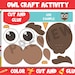 Cute Owl Craft Activity Color, Cut, and Glue for Prek to 2nd Grade, PDF ...
