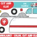 Ambulance Craft Activity Color, Cut, and Glue for Prek to 2nd Grade ...