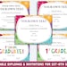 Editable First Grade Award Certificates, 1st to 8th Grade Diploma ...