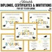 34 Editable First Grade Diplomas, 1st-8th Grade Certificates, Diplomas ...
