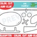 Helicopter Craft Activity - Color, Cut, and Glue for Prek to 2nd Grade ...