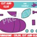 Submarine Craft Activity - Color, Cut, and Glue for Prek to 2nd Grade ...
