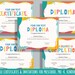 Diploma Certificate for Preschool and Elementary School Kids, 37 ...