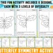 Butterfly Symmetry Art, Spring/summer Butterfly Theme Lines of Symmetry ...