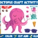 Summer Cute Octopus Craft Activity - Color, Cut, and Glue for Prek to ...