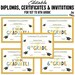 34 Editable First Grade Diplomas, 1st-8th Grade Certificates, Diplomas ...