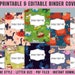 Cute Cats Binder Cover, 10 Printable/editable Binder Covers+spines ...