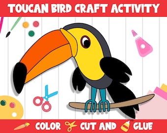 Cute Turtle Craft Activity Color Cut and Glue for Prek to - Etsy