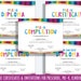 Editable Preschool Awards, Completion Certificates, Diplomas, and ...