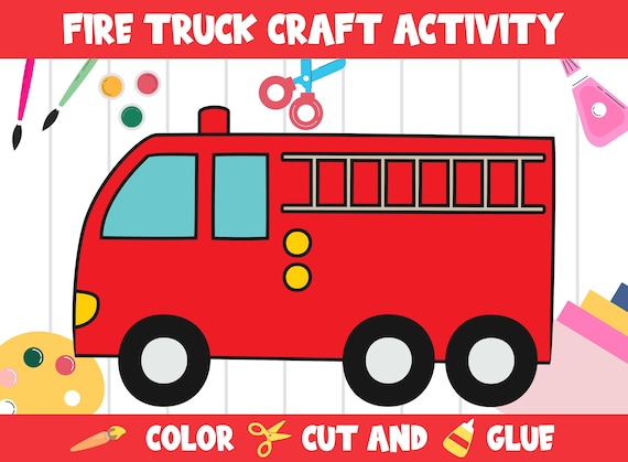 Fire Truck Craft