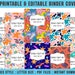Abstract Binder Cover, 10 Printable & Editable Covers+spines, Binder ...