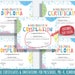Kindergarten Certificates Completion Diploma and Invitations, Editable ...