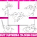 Fruit Superhero Coloring Pages: 20 High-resolution Fruity Heroes to ...
