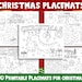 Printable Christmas Placemats 10 Fun & Educational Pages for Kids, PDF ...